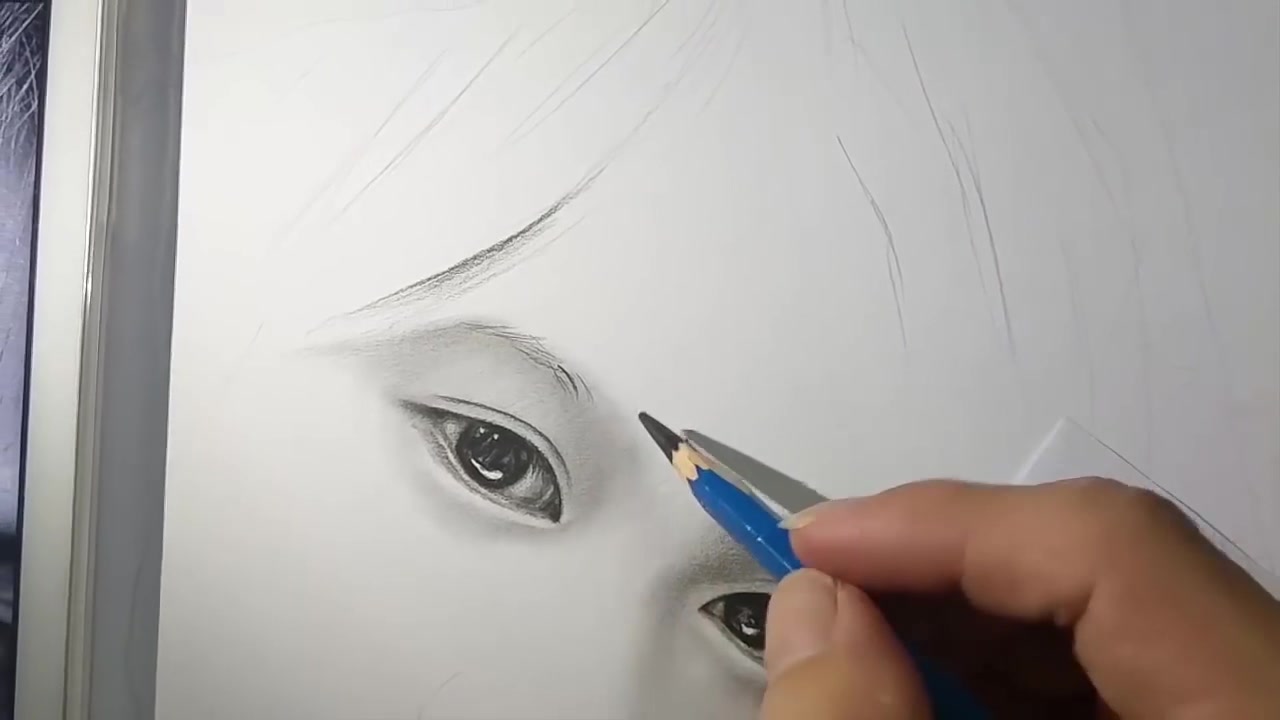 素描|这个美女很可爱就是不知道是谁