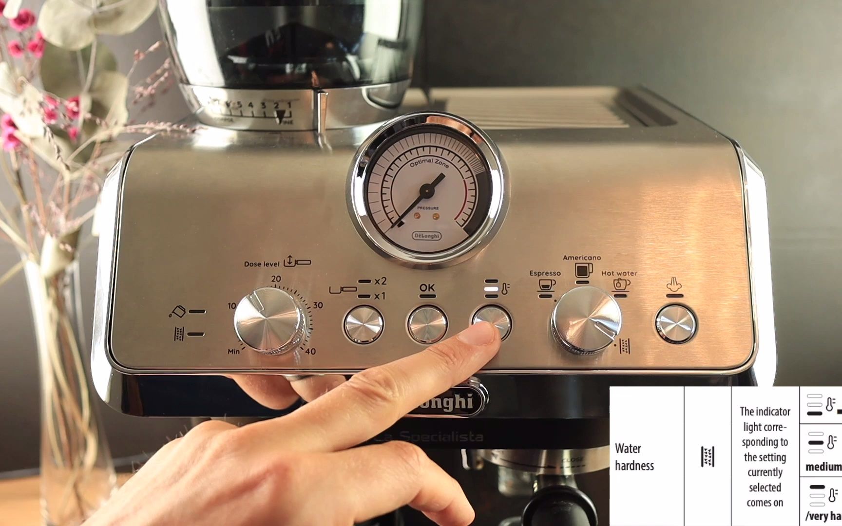 意大利德龙Delonghi EC9155.M现磨咖啡机 时间温度设置操作