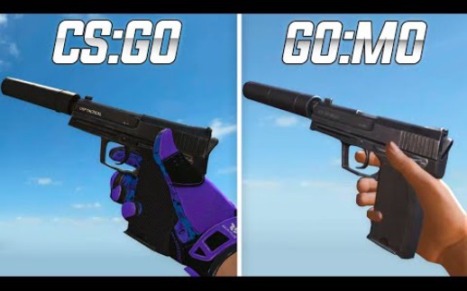 CSGO端游与全球攻势手游-全武器比较