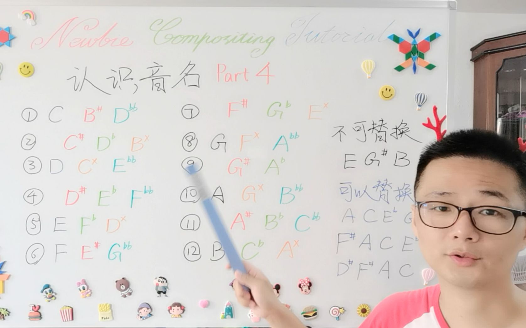 维乐的小白音乐课堂——所有等音及替换情况