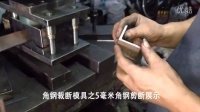 方管圆管冲断切管模具_五金冲压模具制造_角钢扁铁冲孔剪断模具视频