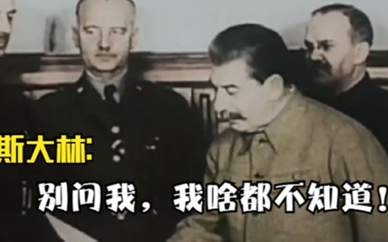 1943年,“卡廷森林惨案”现场影像,斯大林“神演技”装糊涂