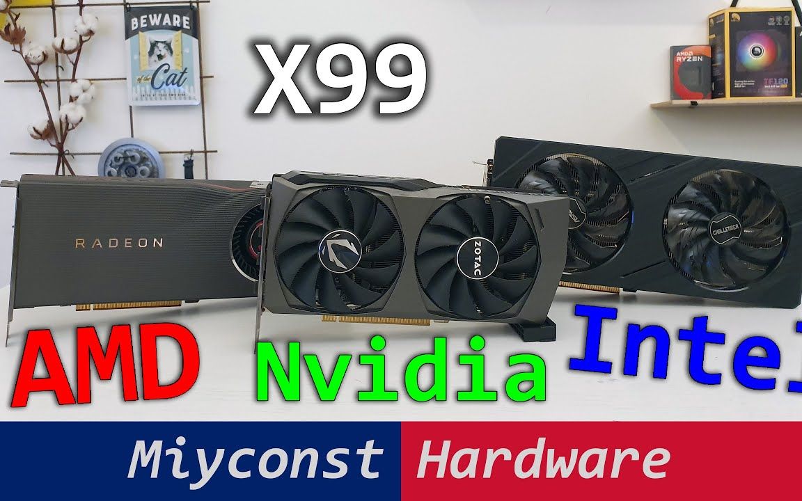 ...的几张显卡对比哪个更适合X99X (RX 5700XT, RTX 3060,Arc A750 | ...