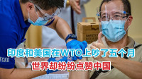 在WTO上吵了五个月,印度和美国彻底杠上,世界却纷纷点赞中国