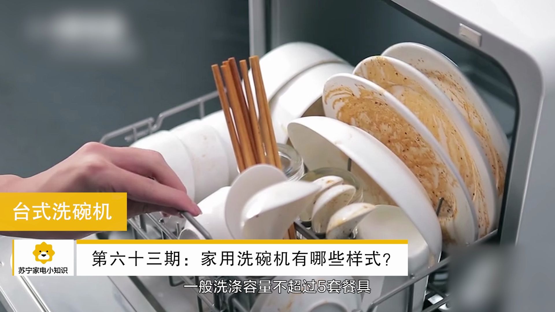 第063期:家用洗碗机有哪些样式?《苏宁家电小知识》