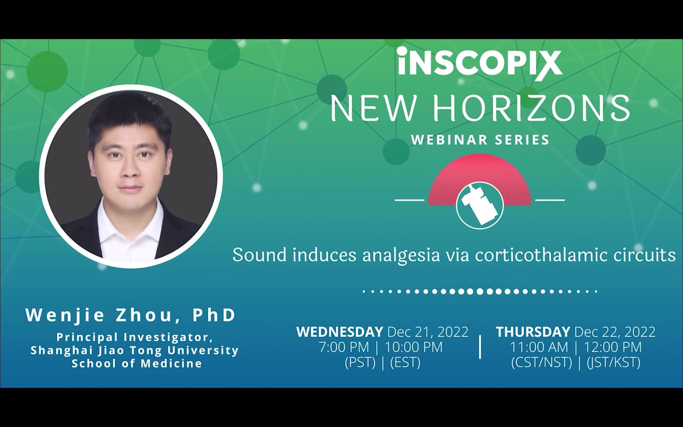 【Inscopix直播研讨会】声音通过皮质丘脑回路诱导镇痛