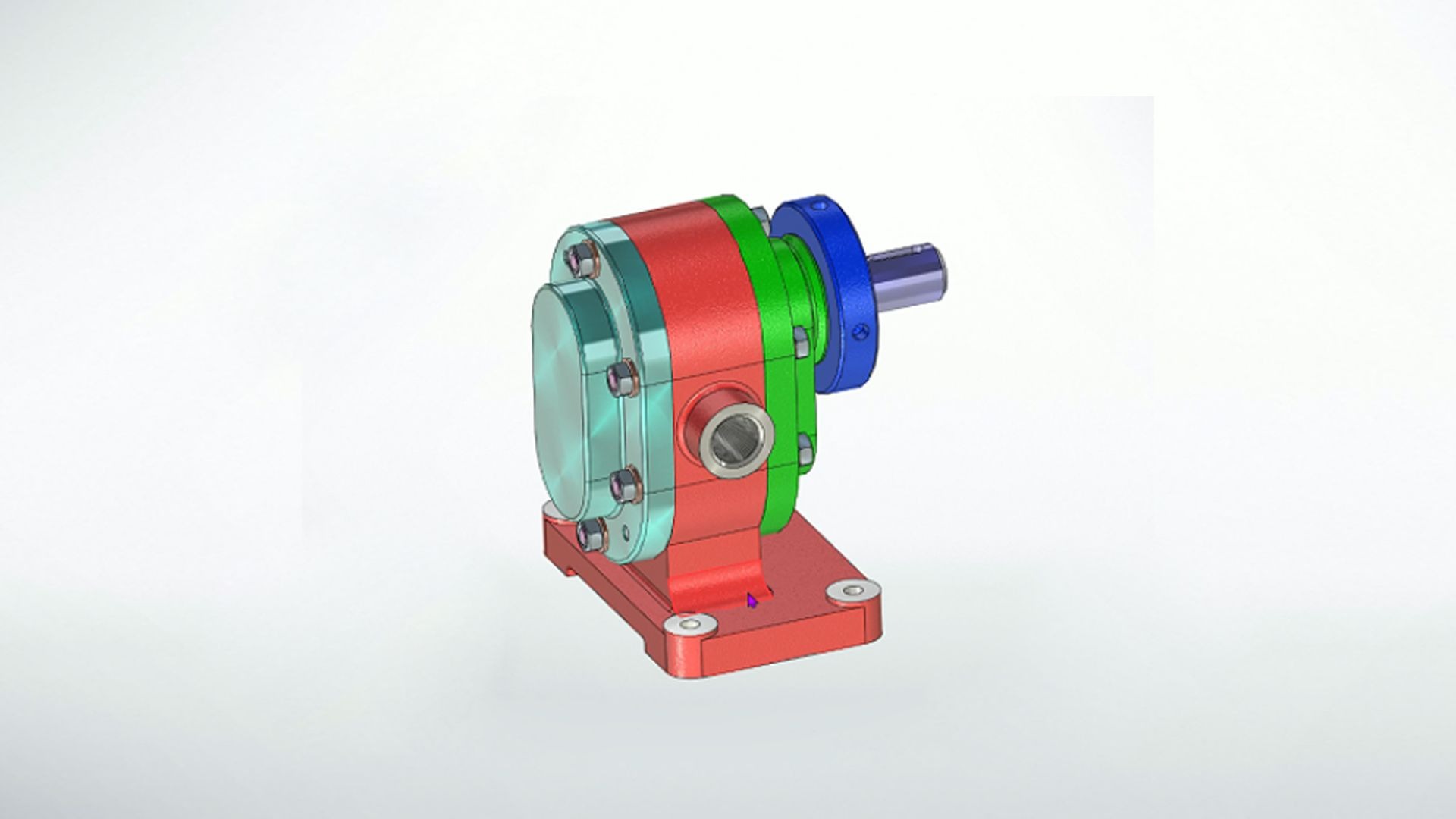 ...50讲T-FLEX CAD的装配设计-齿轮泵的装配、爆炸图、运动模拟仿真2