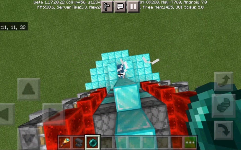 我的世界超级铁砧大炮教程,还可以当做珍珠炮。