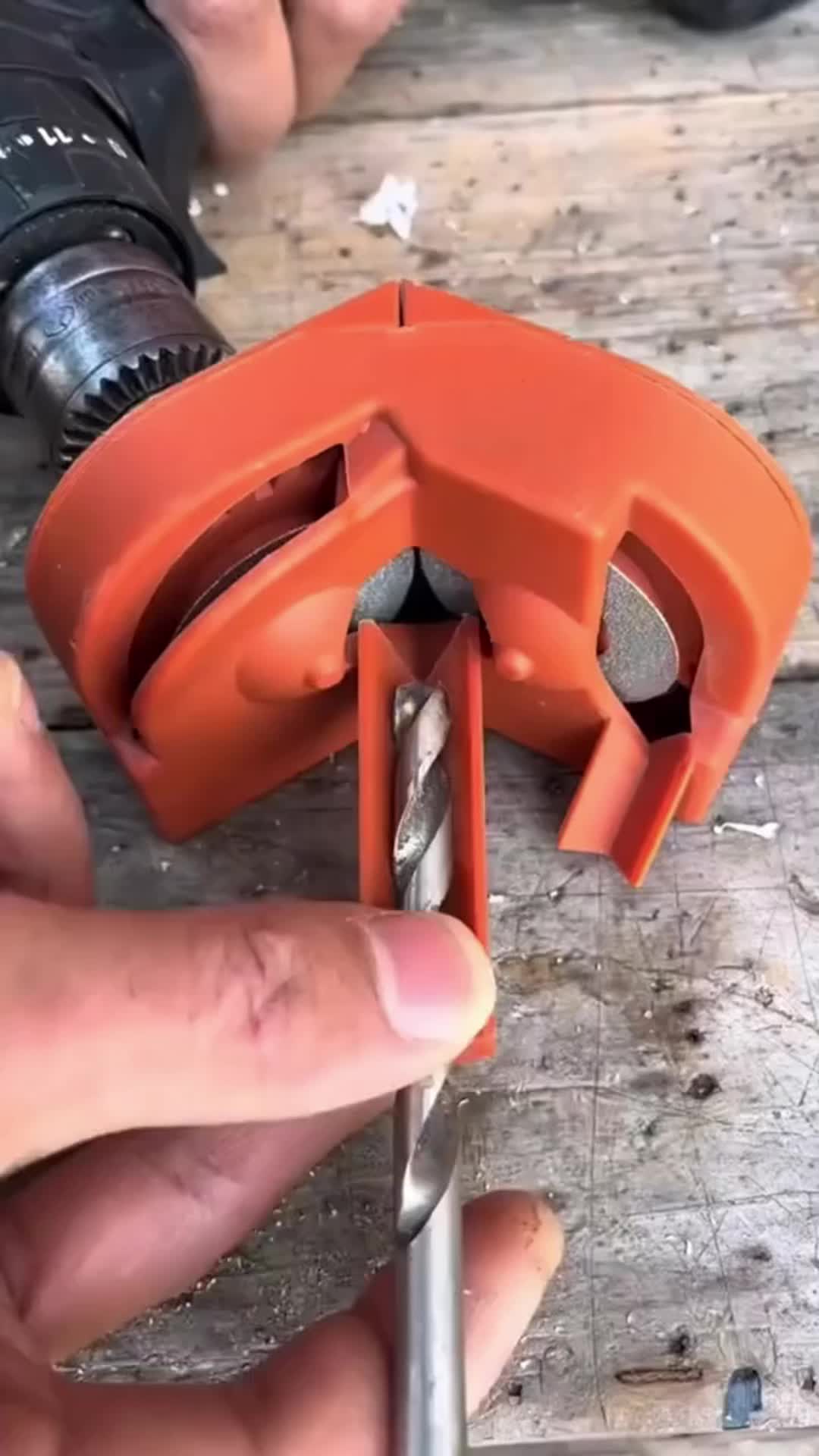 多功能磨钻头工具便携式麻花钻打磨器#打磨#钻头打磨器 #高性能实用...