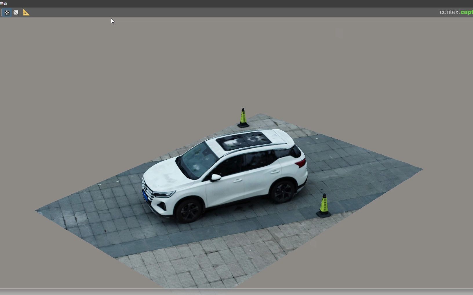 基于手机摄影和ContextCapture软件的三维建模 之 汽车B模型