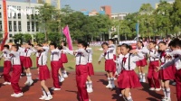 中山华附开启田径运动会, 小学生特色方阵展示健康成长