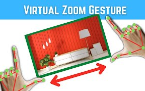 【教程】使用 OpenCV Python 实现虚拟缩放手势 | CVZone