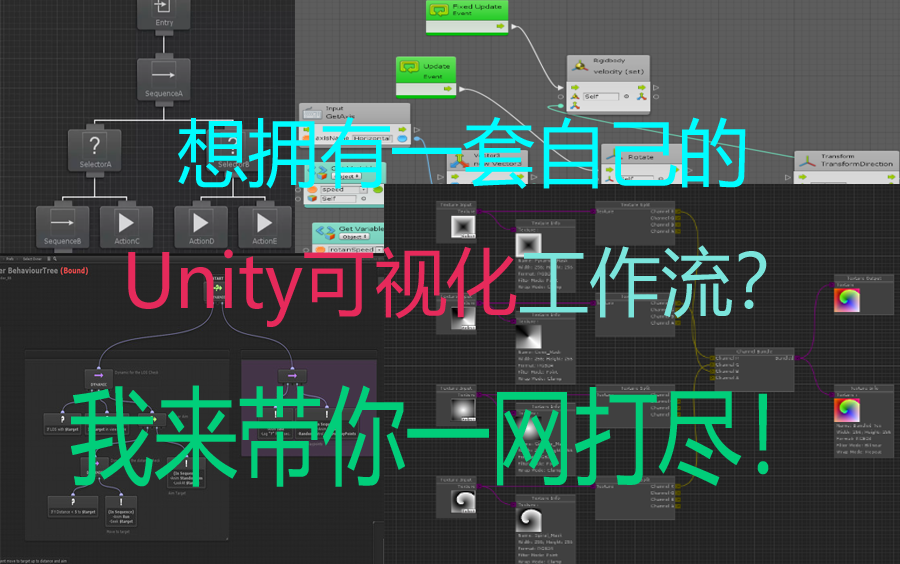 想拥有一套自己的Unity可视化工作流?我来带你一网打尽!