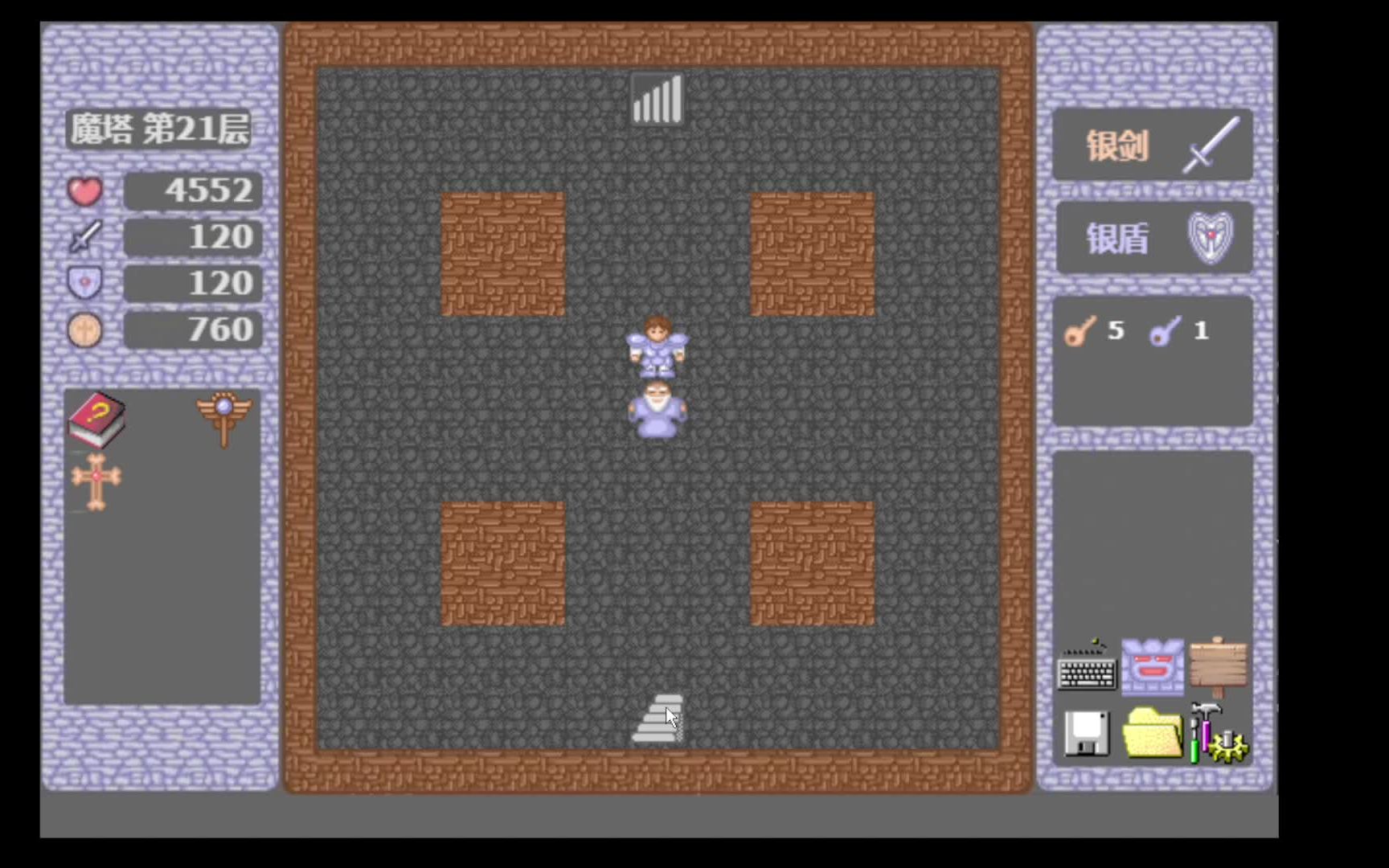 【html5魔塔】50层魔塔,但勇者能力双倍且怪物属性增加上一个怪物的...