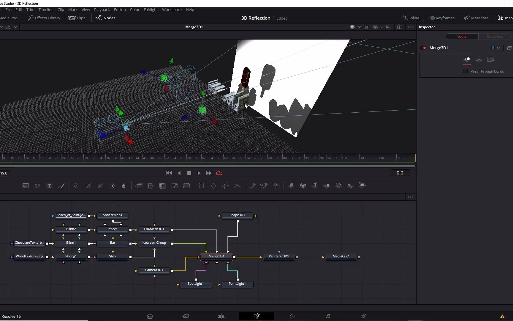 Davinci Fusion 3D摄像机场景技术训练视频教程 RRCG人人素材
