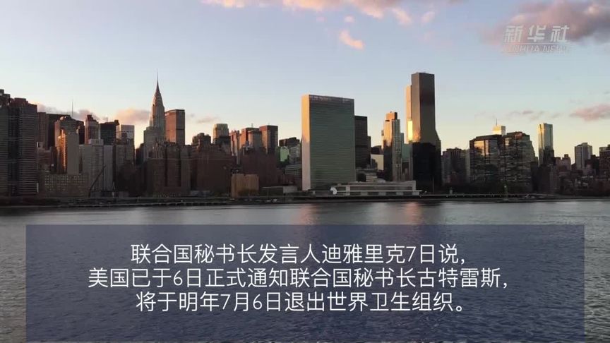 “任性退群”!美国正式通知联合国明年7月退出世卫组织