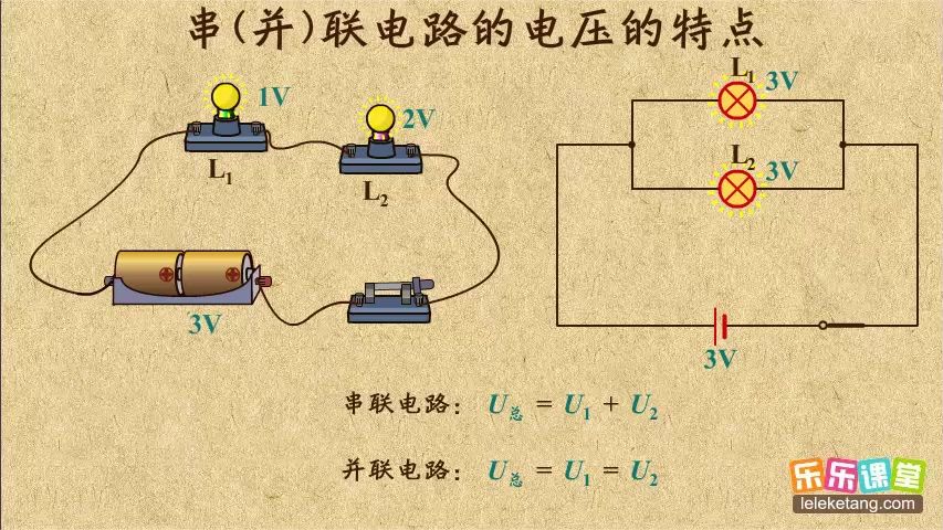 北师大版九9年级初三物理--探究串并联电路的电压的特点