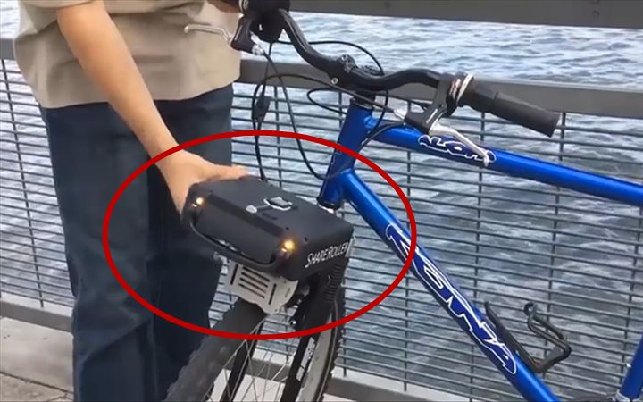 老外给自行车装这东西,自行车秒变电动车,什么原理?