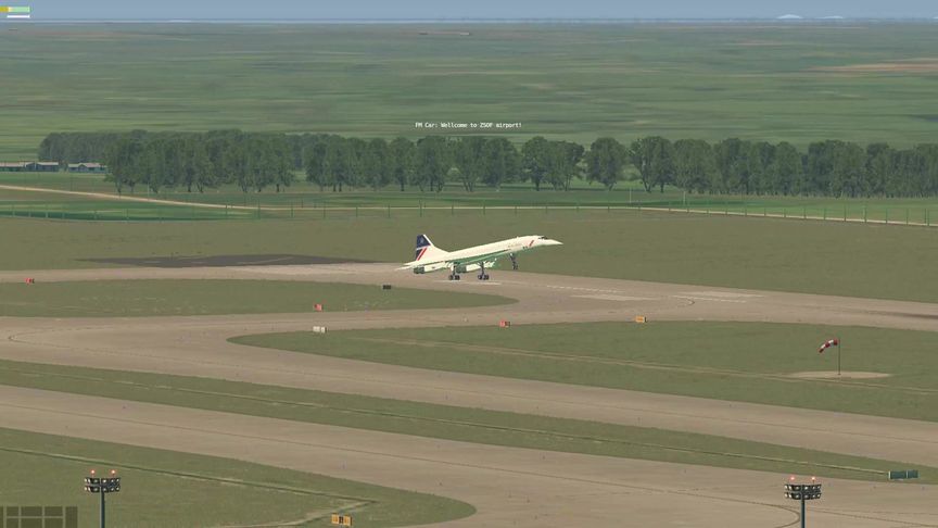 协和式飞机进近合肥新桥国际机场#模拟飞行 #降落 #飞机 #航空