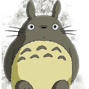 树下躲雨的龙猫 