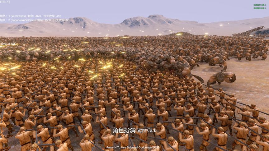 史诗战争模拟器 5千日本士兵和5千德国士兵大战,谁更厉害呢