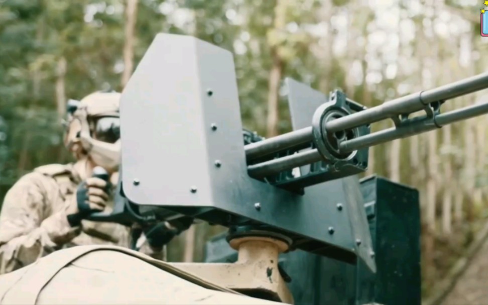国产CS/LM5 12.7毫米转管机枪,实弹射击宣传片