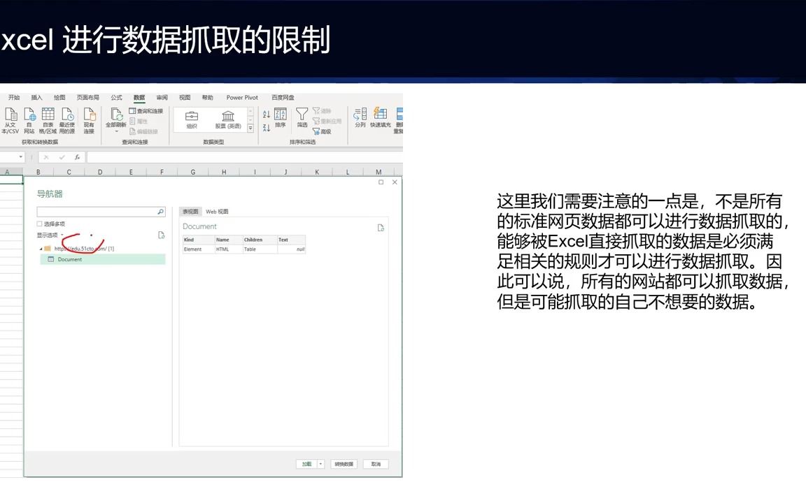 PowerQuery数据处理课程-Excel 网页的抓取 - 抖音