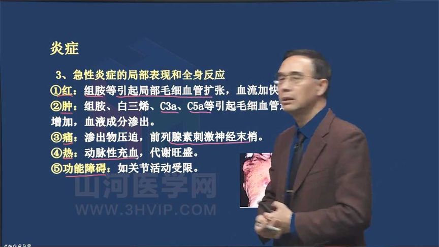 病理学学主治医师考试-炎症知识一|山河医学网