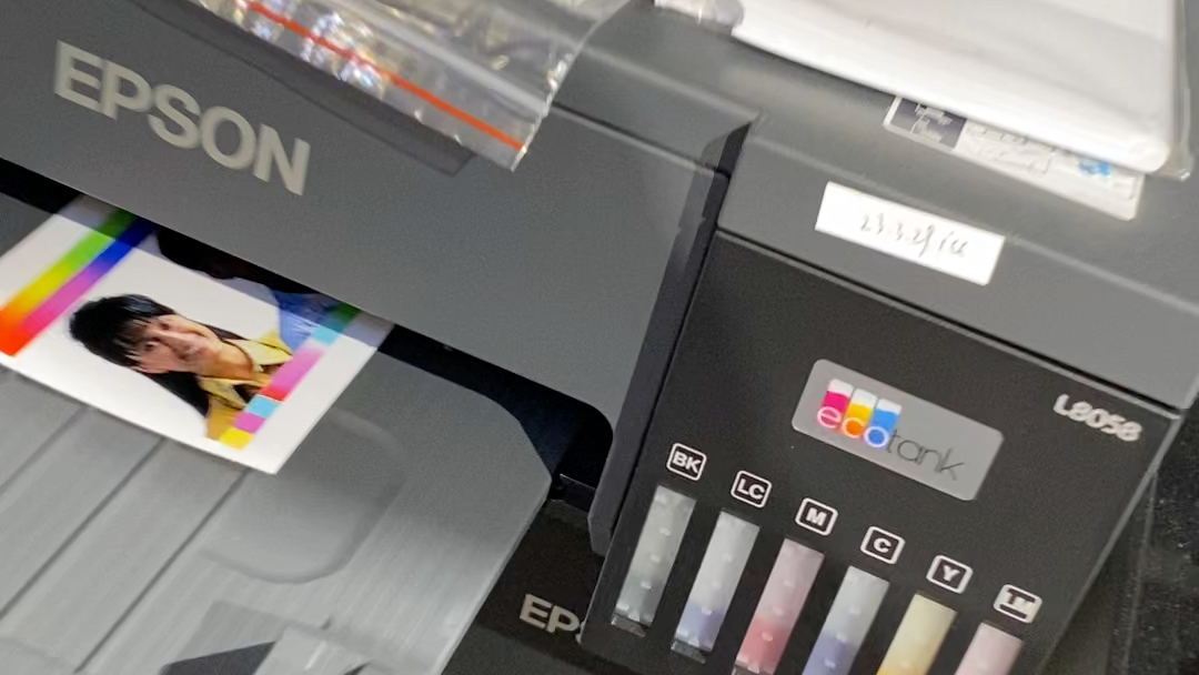 爱普生L8058颜料墨水不堵头没有烫金糊烧饼L18058不褪色保证墨水