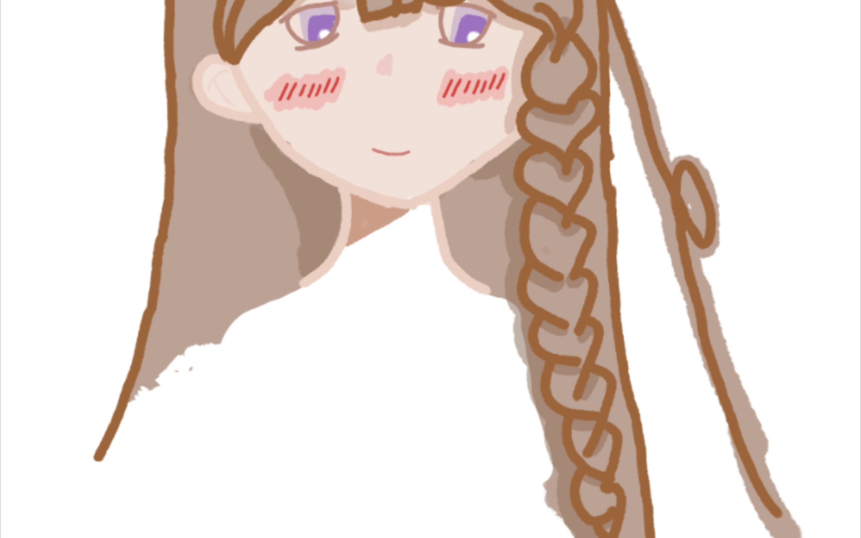 第一次画指绘,画的应该还行(?)