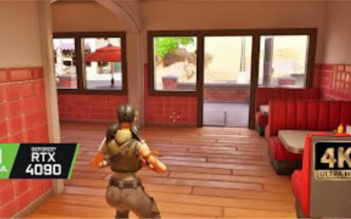 [4K] 在 RTX 4090 上采用光线追踪的 Fortnite Unreal Engine 5.1 看起来...