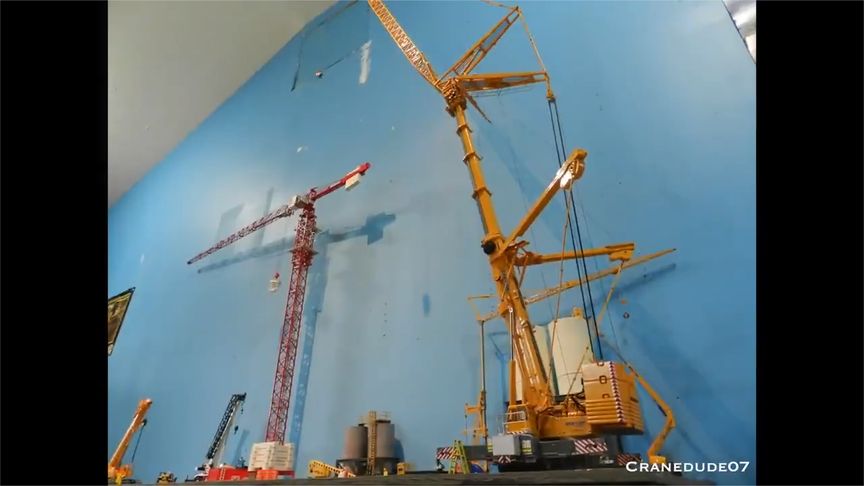 利勃海尔 Liebherr LTM1500-8.1 起重机模型组装 定格动画