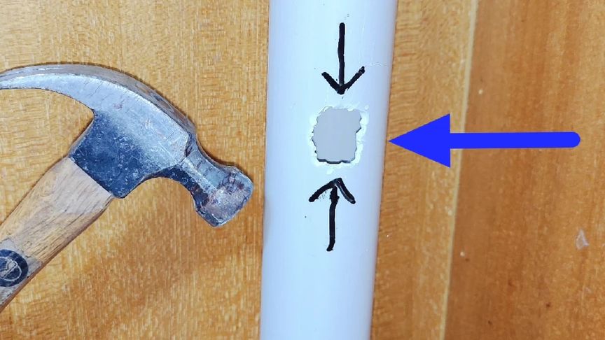 PVC下水管漏水怎么办?有经验的水工从来都不用接头,修好很简单