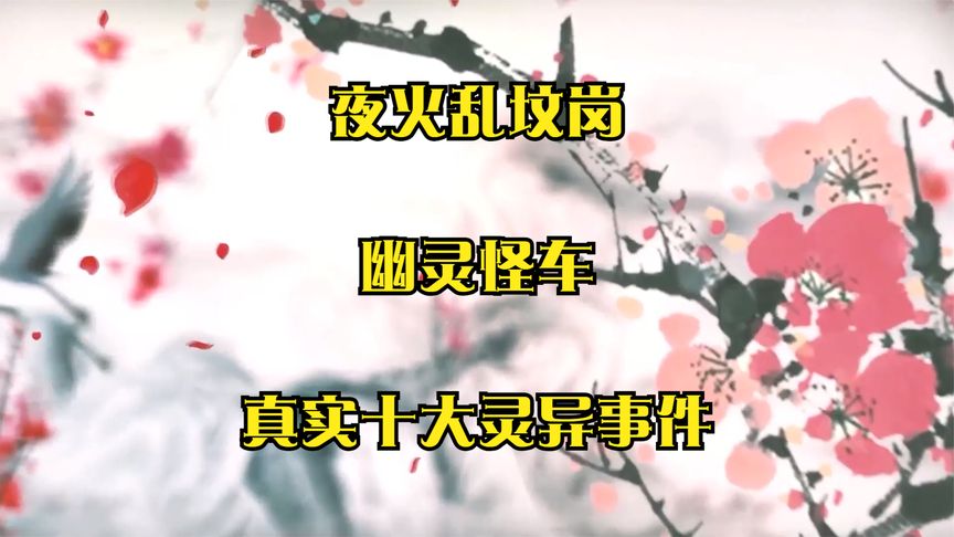 民间故事:夜火乱坟岗_幽灵怪车_真实十大灵异事件