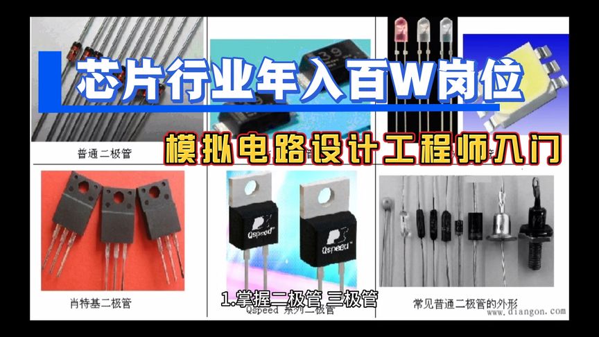 芯片行业年薪百W之模拟电路设计工程师(入门要求)