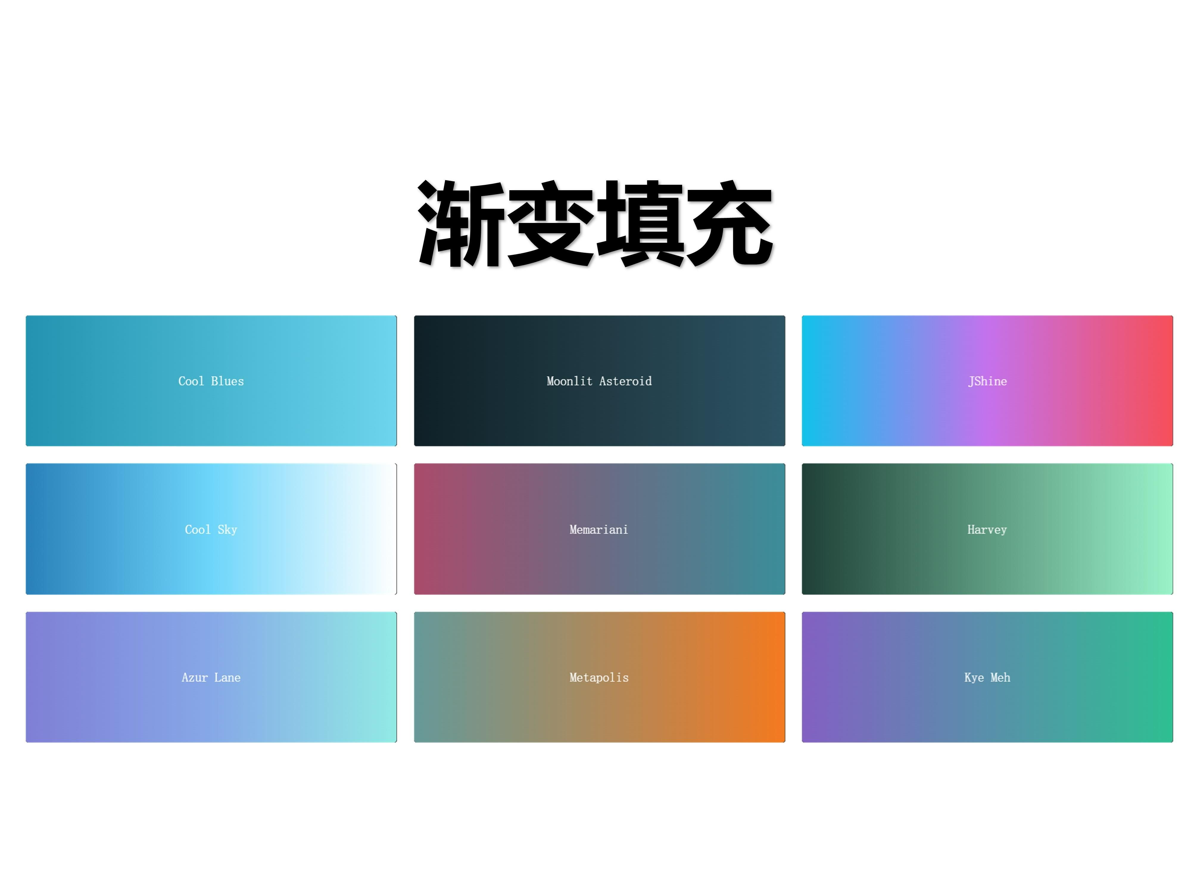 【PPT】科研绘图基础之渐变填充