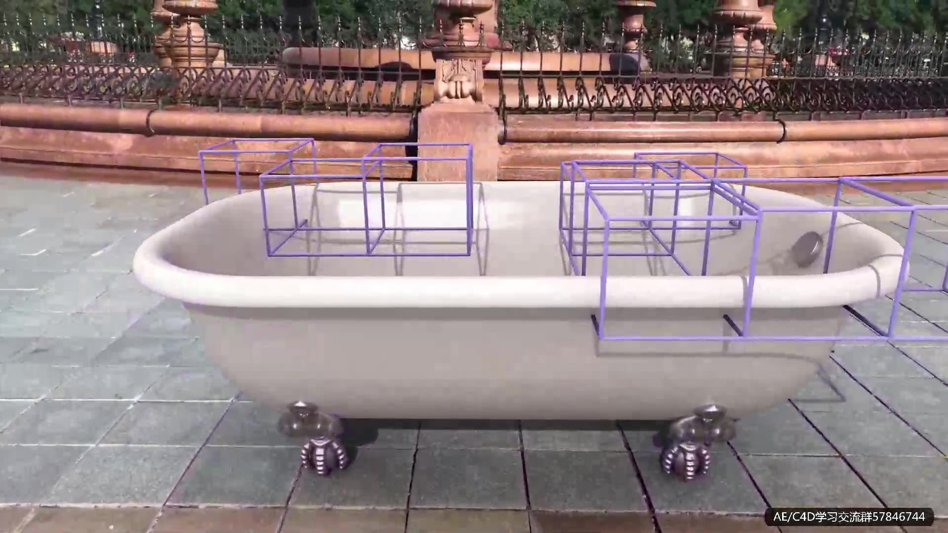 AE结合C4D制作摄像机反求现实场景动画视频