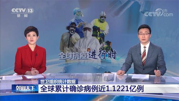 世卫组织统计数据 全球累计确诊病例近1.1221亿例