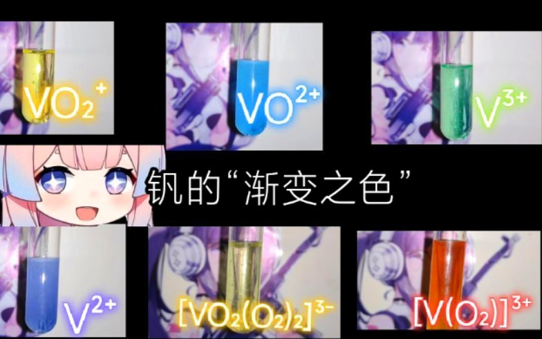 [化学实验]钒的价态的“渐变之色” 你喜欢的样子我都有