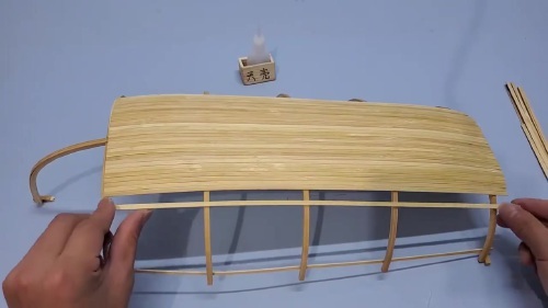 手工制作木制大帆船模型