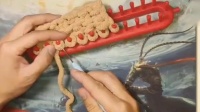 神器组装及编织冰条线玉桂狗小熊围巾神器单边平针花型教程起针8针