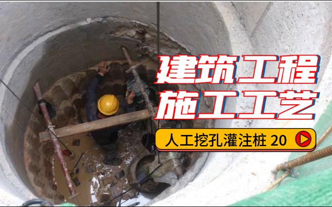 20、人工挖孔灌注桩施工流程【建筑工程施工工艺】