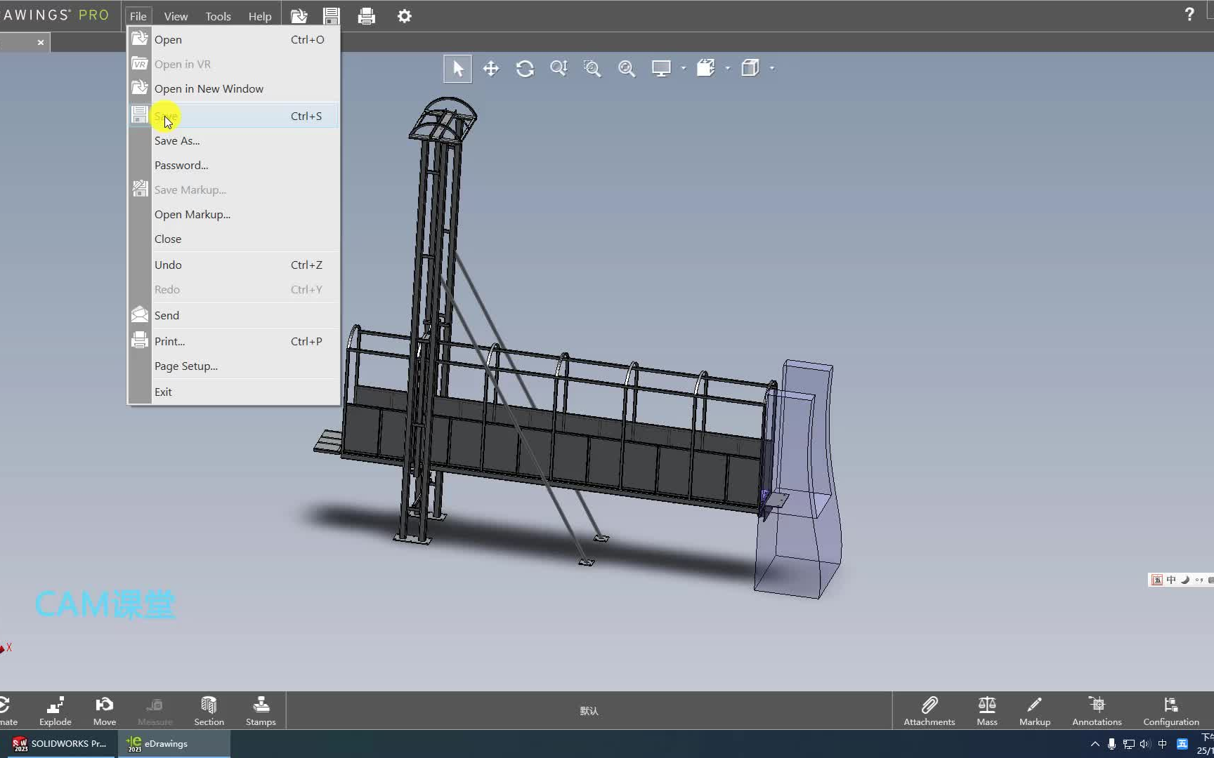 手机上如何直接看Solidworks 3D模型
