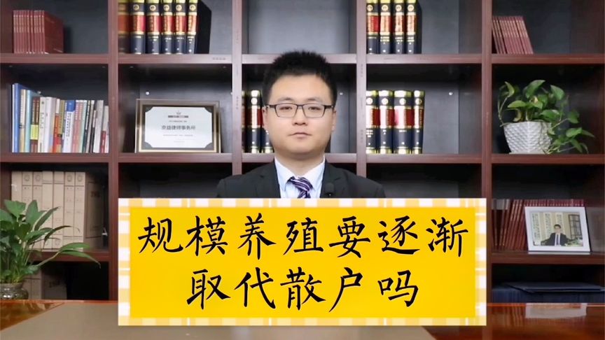 规模养殖要逐渐取代散户吗?