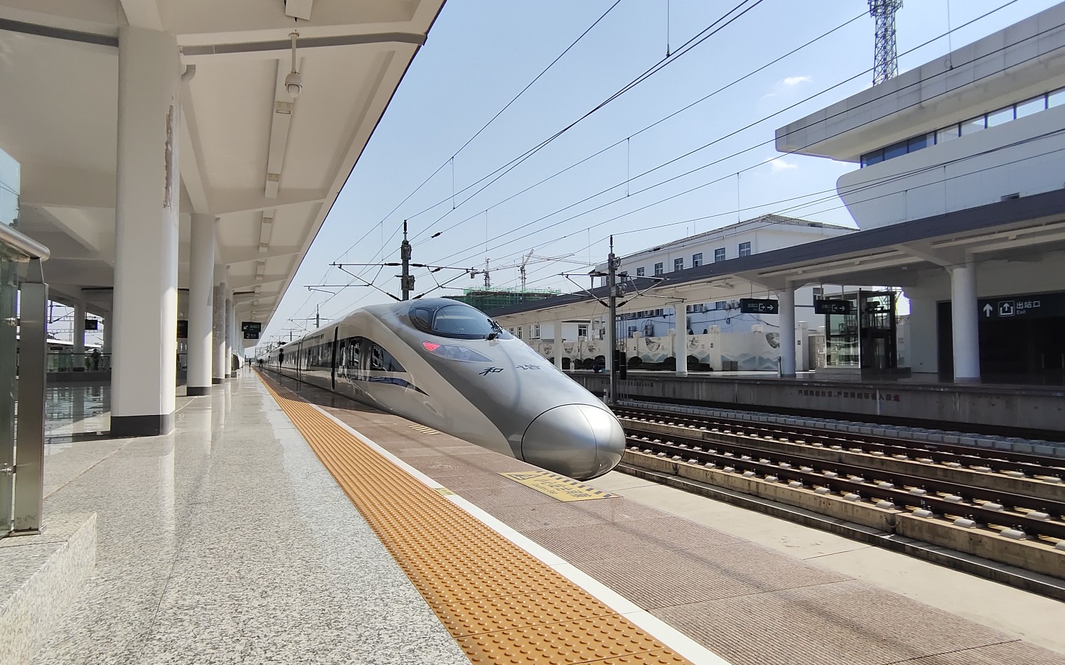 全网首发·昌赣高铁Ⅰ306KM/H高速跨越吉安西站? G5043次列车 吉水...