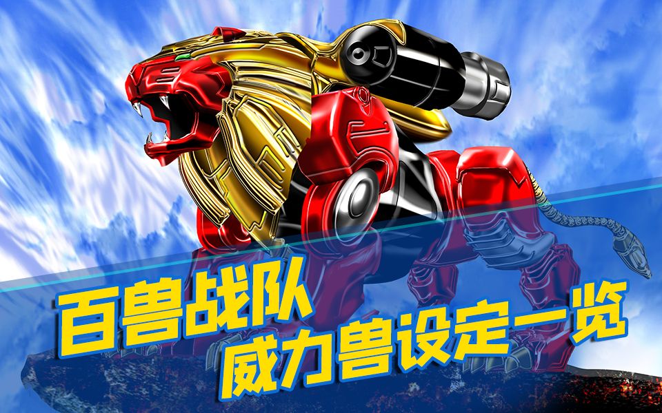 【百兽战队】正式登场&有设定图的威力兽一览!那些你在剧情里看...