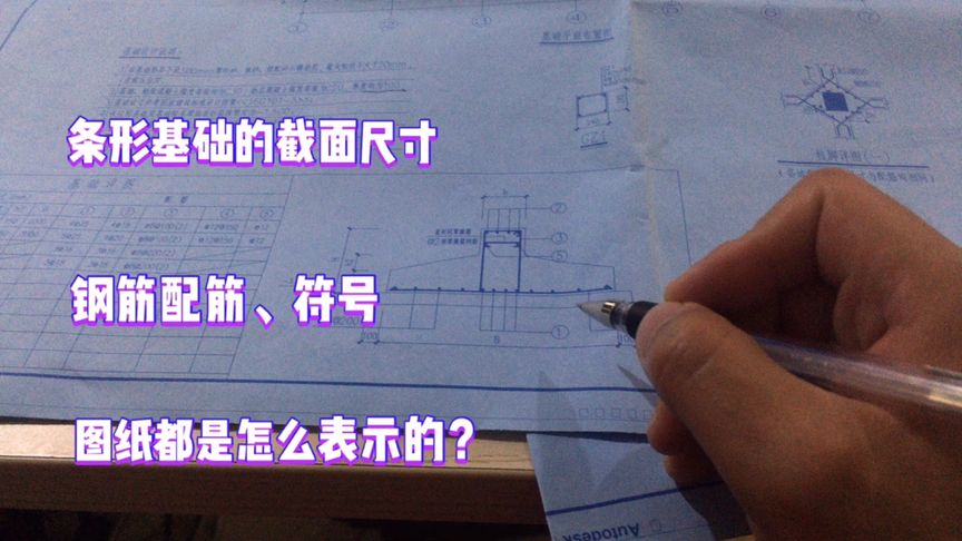 条形基础图纸怎么看?截面尺寸钢筋,都是怎么表示的?