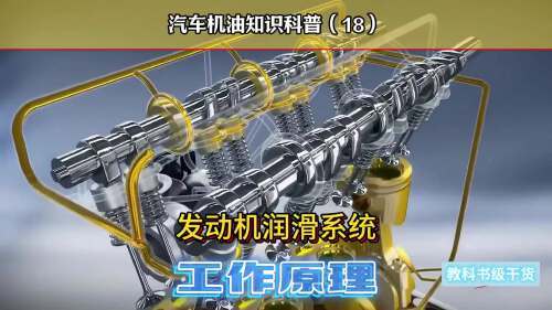 发动机九大系统之一润滑系统工作原理