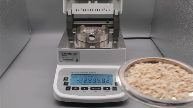 烘干法快速卤素水分仪塑料橡胶颗粒烘干后水分含量测定仪器FBS-760...