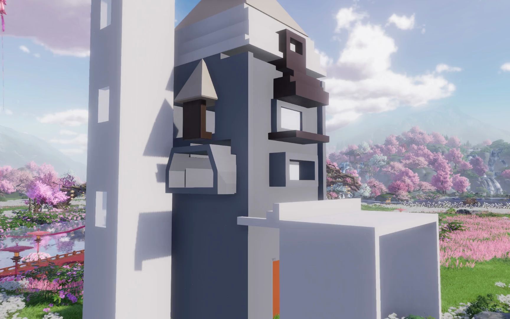 【我的世界·剑网3】【火箭小城堡·卡通彩色风格】【家园地图|熏风...